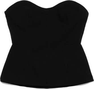 Philosophy di Lorenzo Serafini Femme, Tops, Noir, Taille: 34 FR Sweetheart Strapless Top
