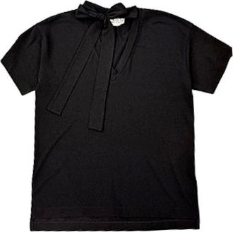 Kaos Kaos, Femme, Blouses et Chemises, Noir, Taille: 40 FR Blouse V-Neck Stretch