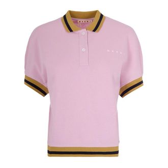 Marni Femme, Tops, Rose, Taille: 38 FR Polo