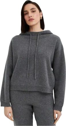 Loulou Studio Femme, Sweatshirts et sweats &agrave; capuche, Gris, Taille: 38 FR Sarla Cashmere Hooded Sweater