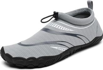 Mishansha Chaussure Aquatique Homme Femme Chaussures deau Respirant Antidérapant Chausson de Plage pour Mer Piscine Riviere Natation Canyoning Voile, Gris Monna