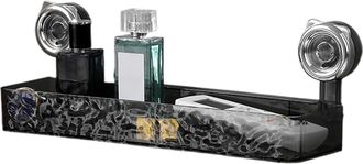 Generic Vakuumdusche mit Saugnapf - ohne Bohren Abnehmbarer Saugnapf Badablage | Wandmontierter Aufbewahrungsständer | Duschregalorganizer für die Aufbewahrun