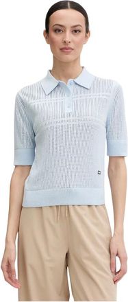 Helly Hansen Salt Knit Polo - Femme - Tops - Bleu - Taille: 36 FR
