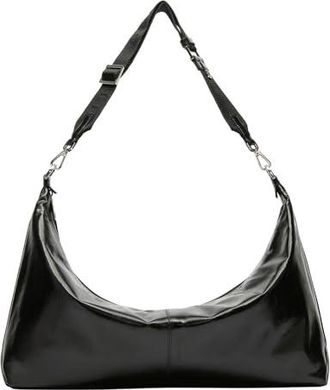 Liebeskind Liebeskind Hobo L-Paris 4 Pt Crinkle-Black, Femme, Noir