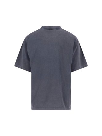 Alexander Wang Unisex T-Shirts And Polos Black Cotton