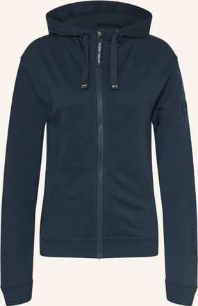 super.natural Sweatjacke Solution Bio Mit Merinowolle blau