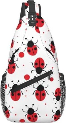 Generic Sac &agrave; bandouli&egrave;re en forme de coccinelle de dessin anim&eacute; pour homme