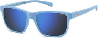 Polaroid unisex, Accessoires, Bleu, Taille: 49 MM 8067/S Lunettes de soleil