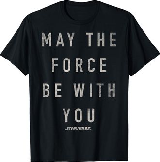 Star Wars Möge die Macht mit dir sein Silver Shimmer T-Shirt