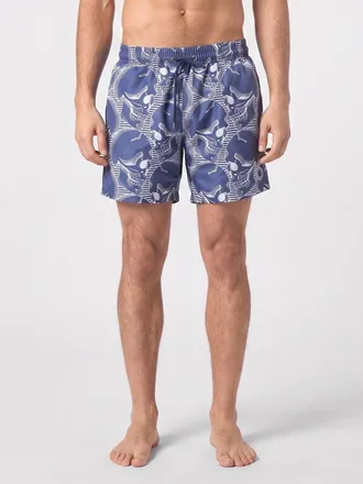 Philipp Plein Badeshorts aus Nylon von mit Allover-Skull-Print