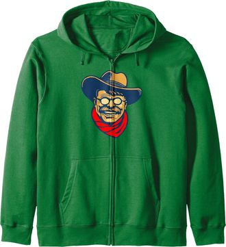 Giant Step Design Co. Teddy Roosevelt Rough Rider American National Parks Retro Kapuzenjacke