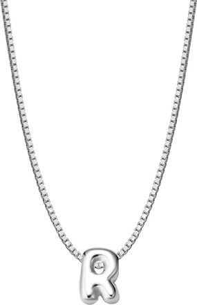 Glanzst&uuml;cke M&uuml;nchen Halskette - Sterling Silber Halskette Buchstabe R - Gr. unisize - in Silber - f&uuml;r Damen