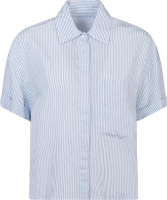 Dondup Femme, Blouses et Chemises, Bleu, Taille: 42 FR Shirt