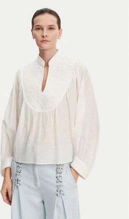 Munthe Bluse Frantz 251100525130 Écru Loose Fit