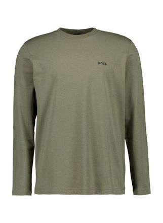 HUGO BOSS Herren Longsleeve gr&uuml;n