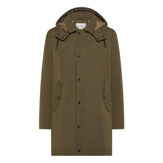 Seventy Technischer Baumwollparka - - Coats - Herren - Gr&uuml;n - L