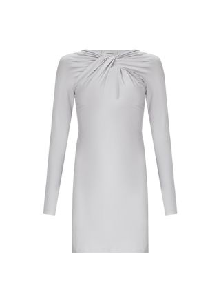 Coperni gedrehtes Minikleid in Grau