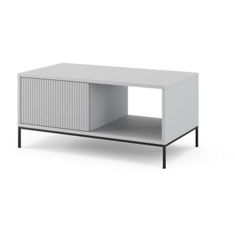 Vicco Table basse Eliza, Gris, 90 x 50 cm