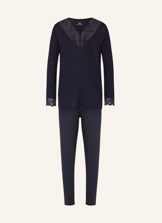 CALIDA Calida Schlafanzug Elegant Dreams blau