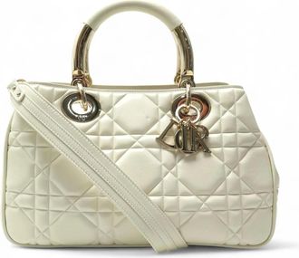 Dior Crossbody Bags - NEUE DIOR LADY 95.22 CROSSBODY HANDTASCHE - Gr. unisize - in Creme - f&uuml;r Damen