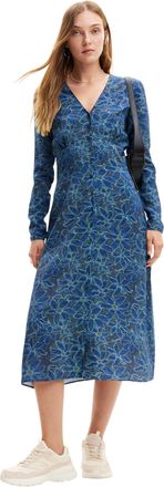 Desigual Womens Vest_Charlotte Dress, Blue, XXL