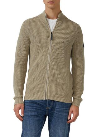 s.Oliver Strickjacke mit Stehkragen und Rei&szlig;verschluss