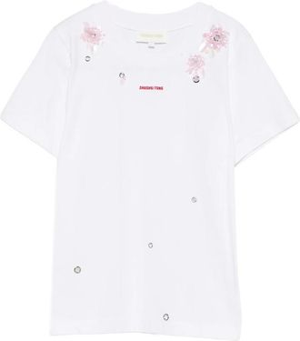 Shushu/Tong Floral Appliqu&eacute; T-shirt