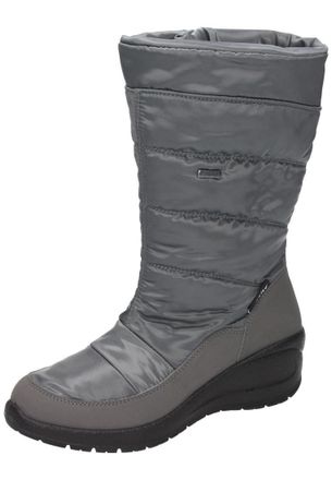 Manitu Damen 991183 Schneestiefel, Grau (Grau)