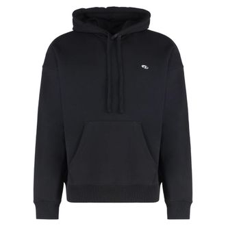 Diesel Hoodie Mit Kleinem Logo, Schwarz