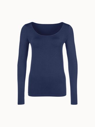 Wolford Pullover Luxe Pullover blau