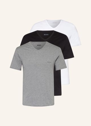 HUGO BOSS 3er-Pack V-Shirts weiss