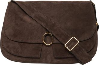 Orciani Hobo Bags - Suede shoulder bag - Gr. unisize - in Braun - f&uuml;r Damen