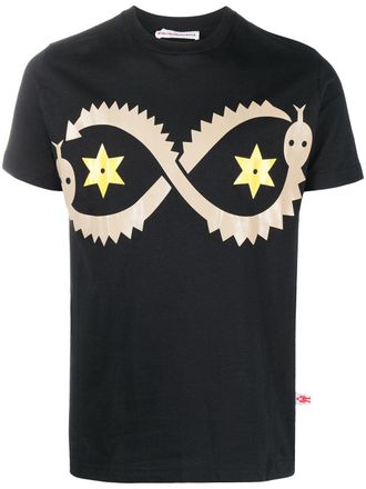Walter Van Beirendonck t-shirt Snake - Noir