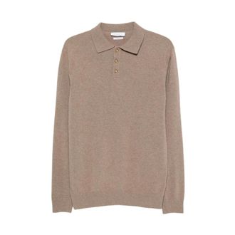 Daniele Fiesoli Strick-Polo - - Tops - Herren - Beige - L