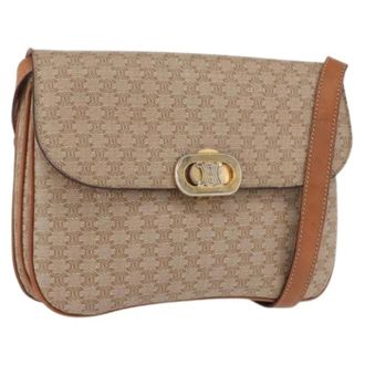 Celine Sac bandouli&egrave;re Vintage Pre-owned - Femme - Pre-owned - Beige - Taille: ONE Size