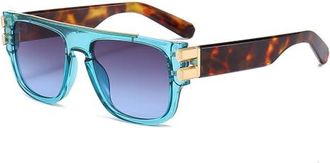 Generic Lunettes de soleil 2026 pour femme - Lunettes de soleil vintage de luxe pour homme - Nuances UV400, bleu, taille unique