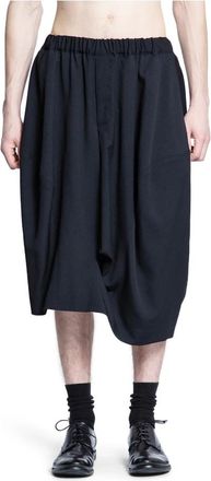 Comme Des Gar&ccedil;ons Homme, Shorts, Noir, Taille: M Shorts en Serge de Laine Noire