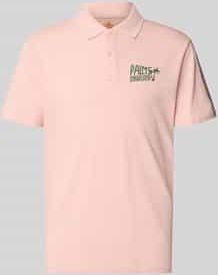 Blend Regular Fit Poloshirt mit Print und Knopfleiste Modell MAILLE