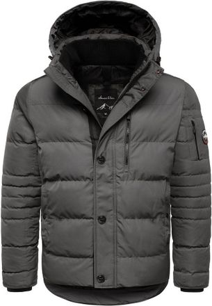 Amaci & Sons Winterjacke AKRON Winterjacke Herren Gef&uuml;tterte Winter Jacke f&uuml;r M&auml;nner mit Kapuze