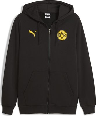 Puma Veste &agrave; capuche FtblCulture Borussia Dortmud Homme, Accessoires, Noir, XS