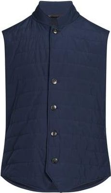 Hackett Veste droite sans manches col montant