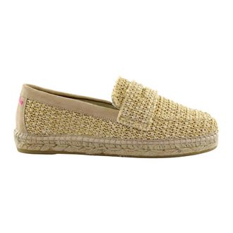 Espadrilles Beiger Stoffloafer - - Shoes - Damen - Beige - 36 EU