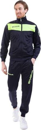 Givova Givova Visa Fluo Survêtement Homme, Bleu (Blu/Giallo Fluo), XL
