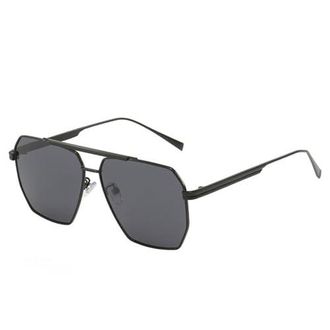 Generic Lunettes De Soleil Conduite En M&eacute;tal For Hommes Et Femmes, Id&eacute;ales For Les Sports Vacances Plein Air(Black)