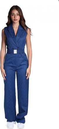 John Richmond Femme, Combinaisons et Ensembles, Bleu, Taille: 34 FR Uwp26194Tu Jumpsuit