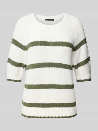 Oui Strickpullover mit gerippten Abschl&uuml;ssen
