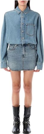 Haikure Femme, Blouses et Chemises, Bleu, Taille: 38 FR Tamu Mini Dress