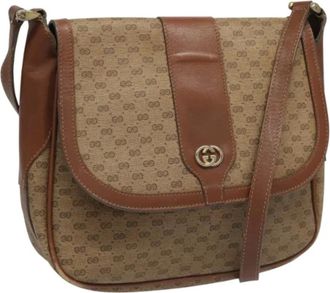 Gucci Pre-owned Cuir sacs-gucci - Femme - Pre-owned - Beige - Taille: ONE Size