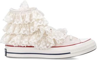 Converse Femme, Chaussures, Beige, Taille: 34 EU Chuck 70 3-D Flourish High Hauts