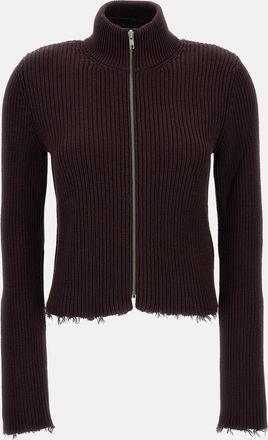 Maison Margiela Cardigan Mit Rei&szlig;verschluss Aus Strick